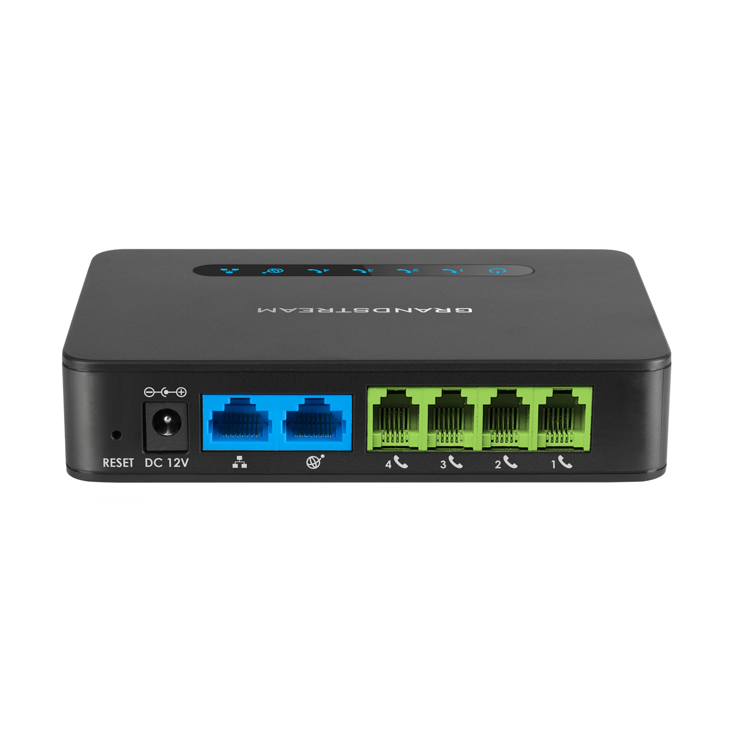 Grandstream Networks 4x RJ-11 FXS, 2x 10/100/1000Mbps RJ-45, QoS, SRTP ...